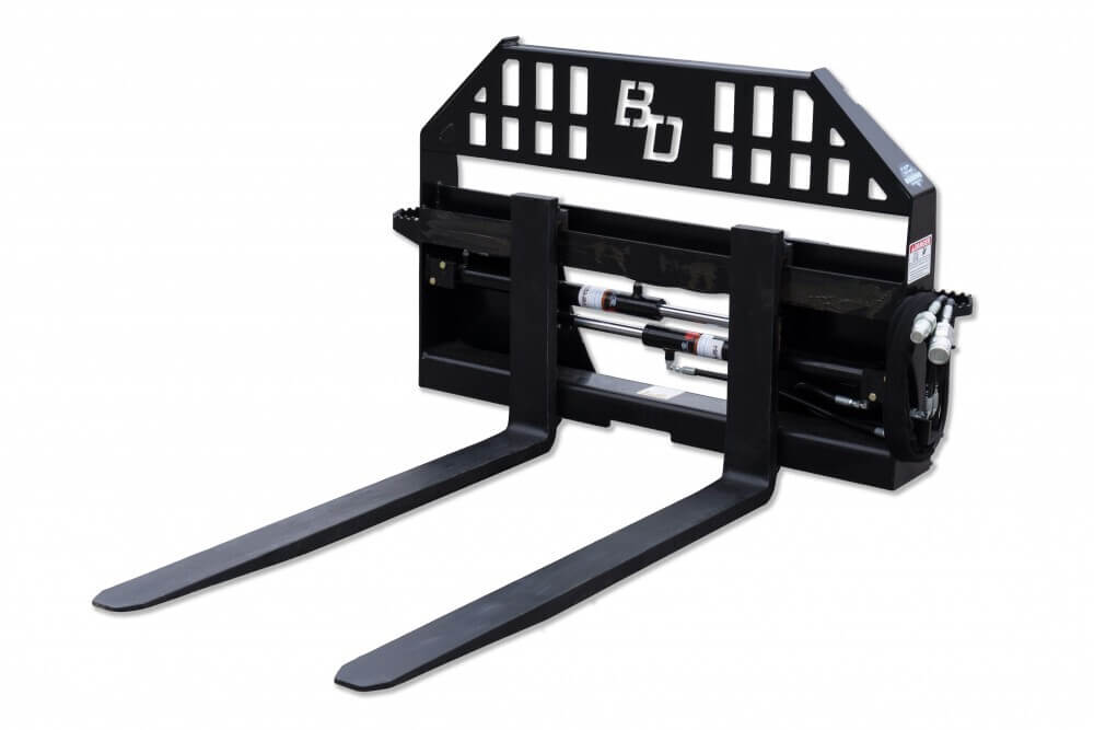 Blue Diamond Attachments – Hydraulic Pallet Fork – 48″ Tines – 4,000 LB ...